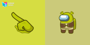 Cursor Among Us Shrek Character For Chrome - Cursor Pack | Cursor Space